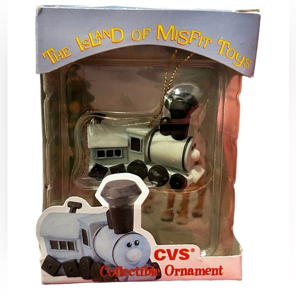 Enesco | Holiday | Vintage Cvs Island Of Misfit Toys Train Ornament ...